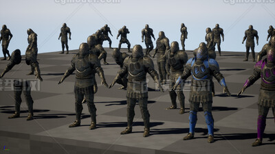 NPC Knight6-骑士6模型-男人模型库-FBX(.fbx)模型下载-cg模型网