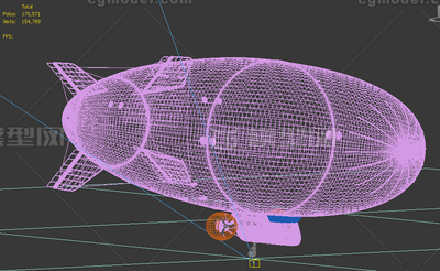 AS700飞艇模型-其他航天设施模型库-3ds Max(.max)模型下载-cg模型网