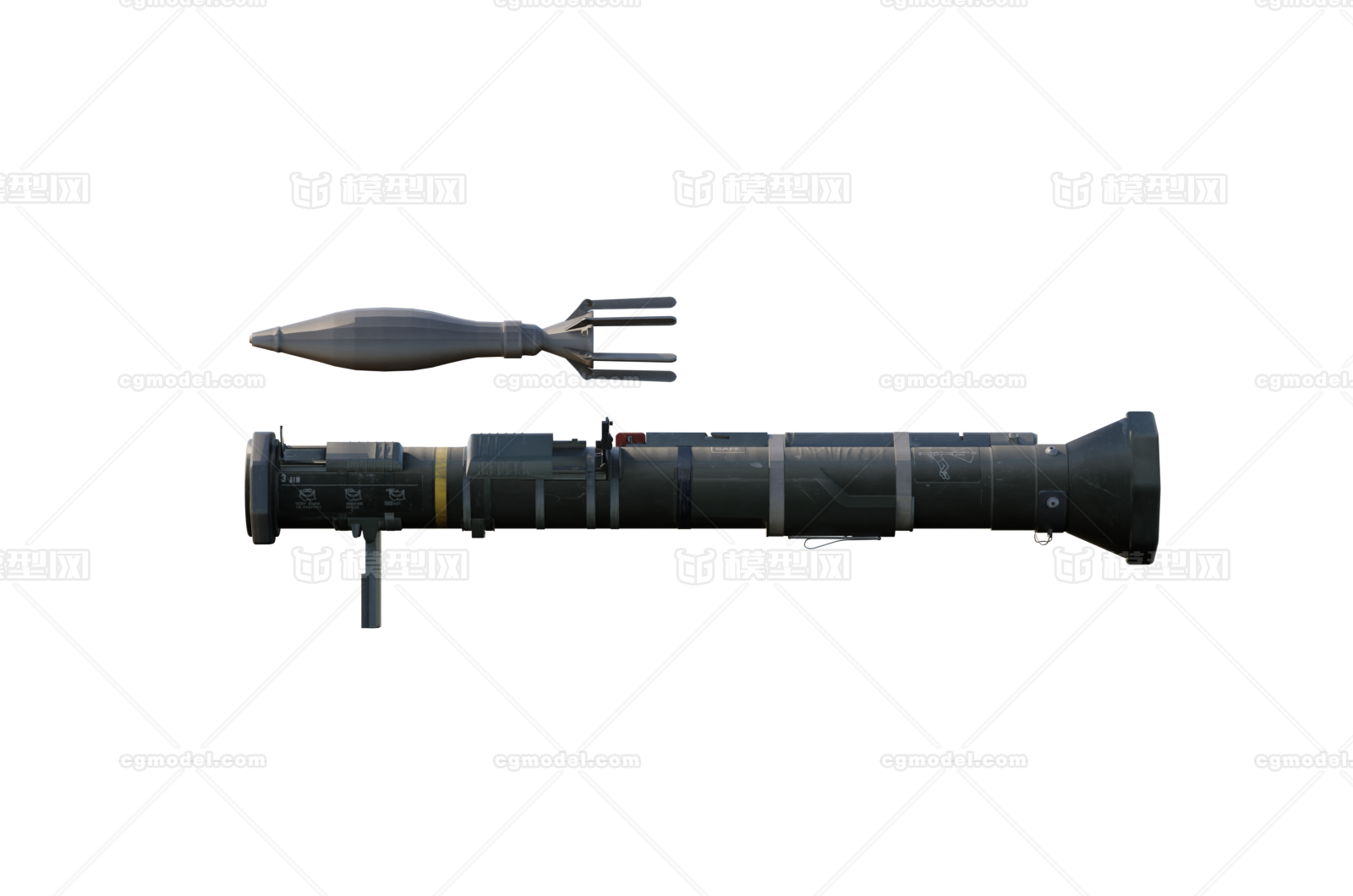 瑞典 M136模型-火炮器械模型库-Blender(.blend)模型下载-cg模型网