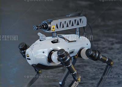 robot dog模型-机器动物模型库-Blender(.blend)模型下载-cg模型网