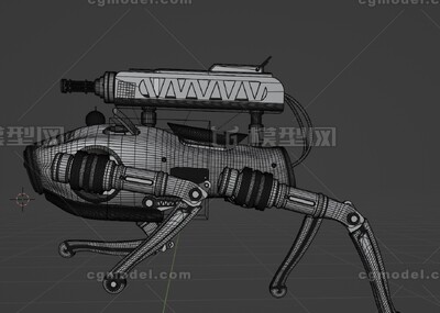 robot dog模型-机器动物模型库-Blender(.blend)模型下载-cg模型网