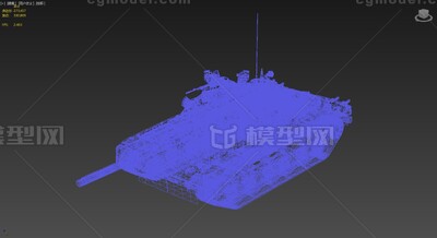 俄罗斯T-80UE1主战坦克（PBR）模型-装甲车／坦克模型库-3ds Max(.max)模型下载-cg模型网
