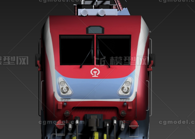 HXD1D 电力机车模型-火车/轨道车模型库-3ds Max(.max)模型下载-cg模型网