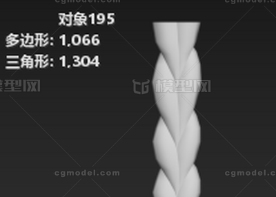 麻花辫 中低模模型-穿戴服饰模型库-3ds Max(.max)模型下载-cg模型网