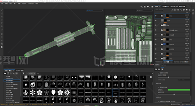 国产霹雳10第四代近距离格斗导弹 PL10模型-其他器械模型库-3ds Max(.max)模型下载-cg模型网