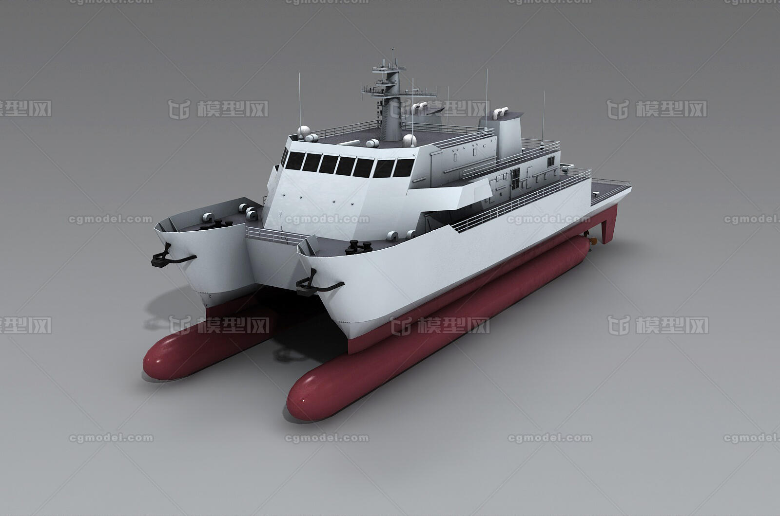 639a型测量船南侧模型-军舰模型库-3ds Max(.max)模型下载-cg模型网