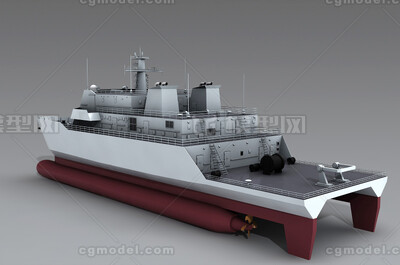 639a型测量船南侧模型-军舰模型库-3ds Max(.max)模型下载-cg模型网
