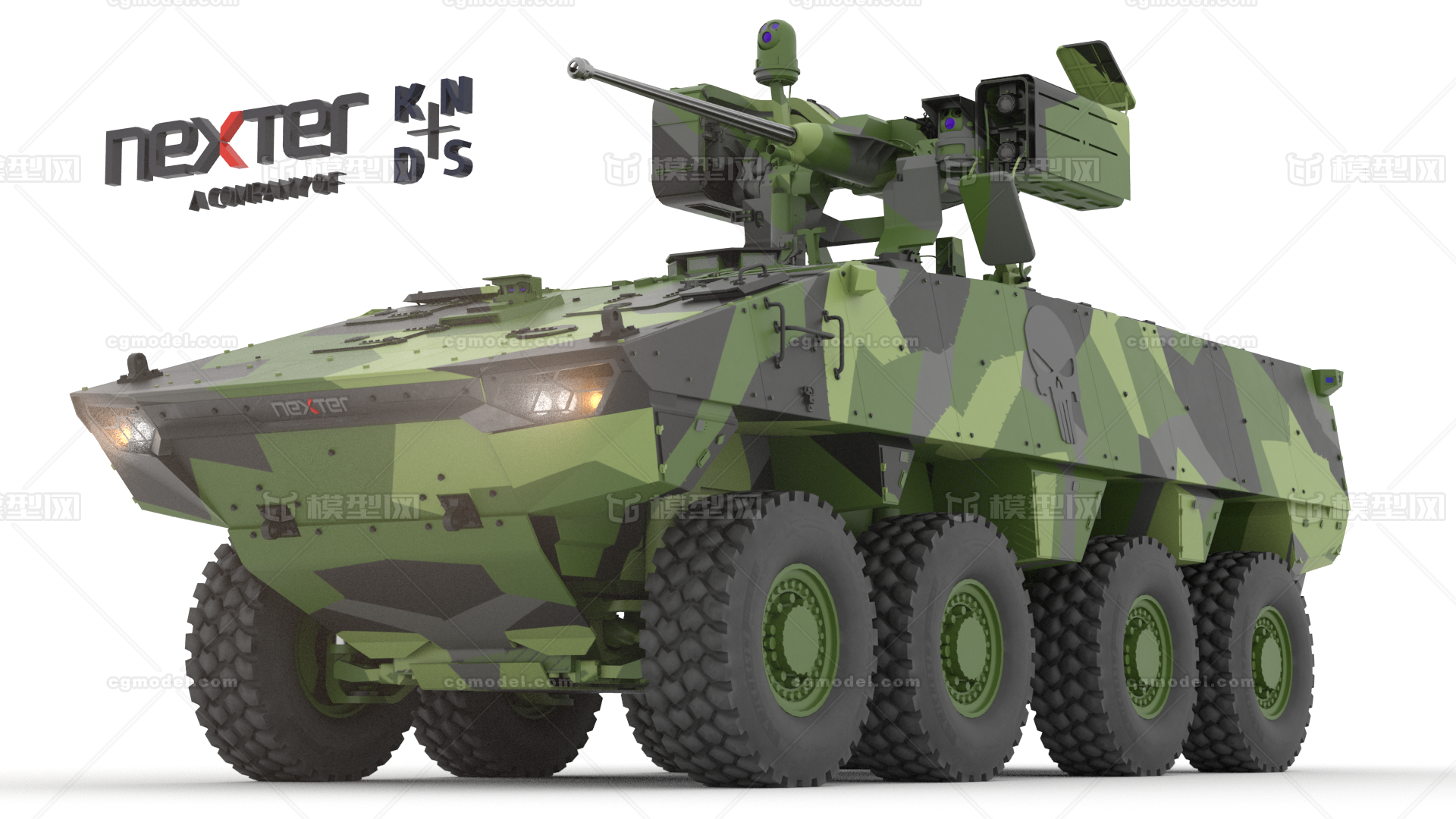 法国 VBCI模型-装甲车／坦克模型库-Maya(.ma/.mb)模型下载-cg模型网