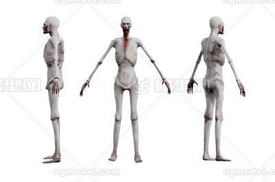 【带绑定】SCP基金会 096模型-异形怪物模型库-FBX(.fbx)模型下载-cg模型网