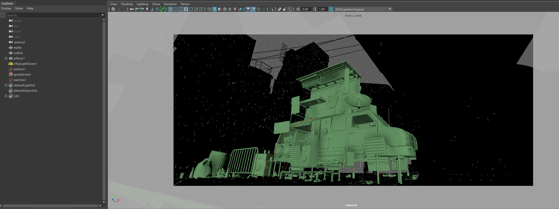 赛博雨夜模型 - 场景/空间/建筑 - 作品模型 - CG模型网