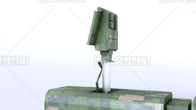 IBIS-150相控阵雷达模型-火炮器械模型库-3ds Max(.max)模型下载-cg模型网