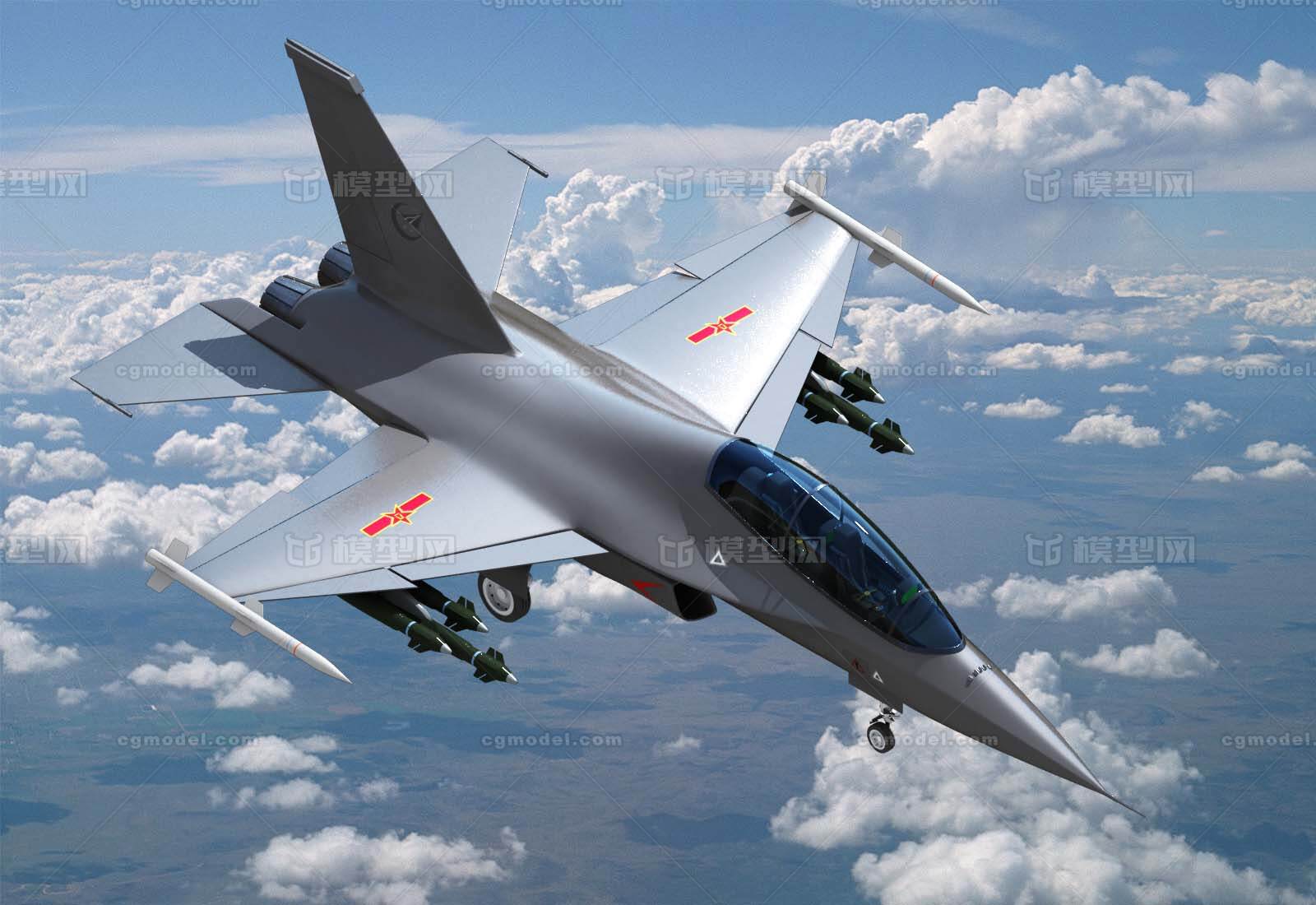 L-15猎鹰L-15教练机 L15教练机Hawk高级教练机模型-军用飞机模型库-3ds Max(.max)模型下载-cg模型网