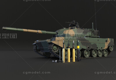 VT5轻型坦克VT-5坦克4种涂装4种弹药模型模型-装甲车／坦克模型库-Maya(.ma/.mb)模型下载-cg模型网