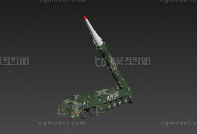 DF26 东风26模型-装甲车／坦克模型库-3ds Max(.max)模型下载-cg模型网