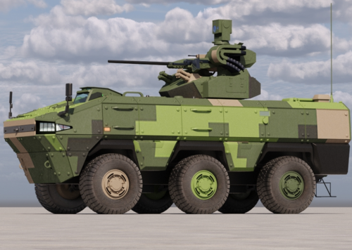 VN22步战车（摇控武器站）模型-装甲车／坦克模型库-3ds Max(.max)模型下载-cg模型网