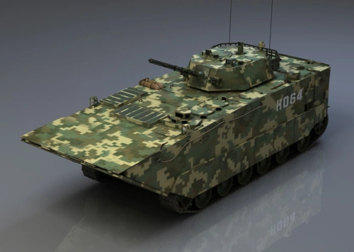 中国ZTD-05两栖装甲突击车（PBR）模型-装甲车／坦克模型库-3ds Max(.max)模型下载-cg模型网