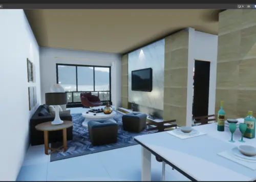 U3D-Unity室内渲染场景01模型-卧室模型库-Unity模型下载-cg模型网