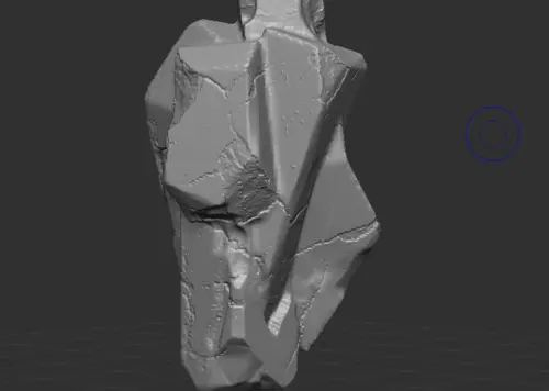 一块普通岩石.obj模型-石头模型库-OBJ(.obj/.mtl)模型下载-cg模型网