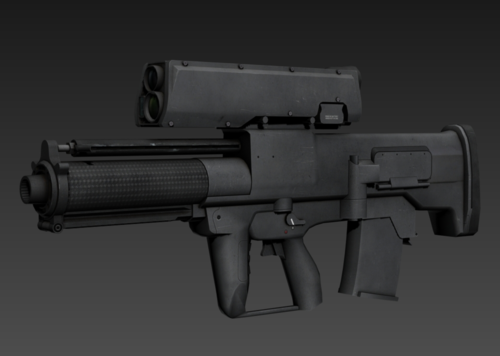 XM25 XM25冲锋枪模型-枪械模型模型库-3ds Max(.max)模型下载-cg模型网