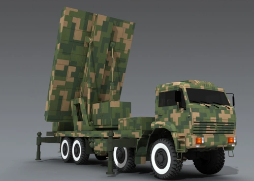 610A雷达 雷达车模型-装甲车／坦克模型库-3ds Max(.max)模型下载-cg模型网