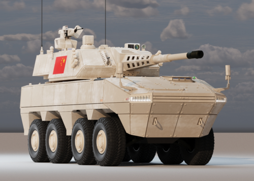 VN22 8x8模型-装甲车／坦克模型库-3ds Max(.max)模型下载-cg模型网