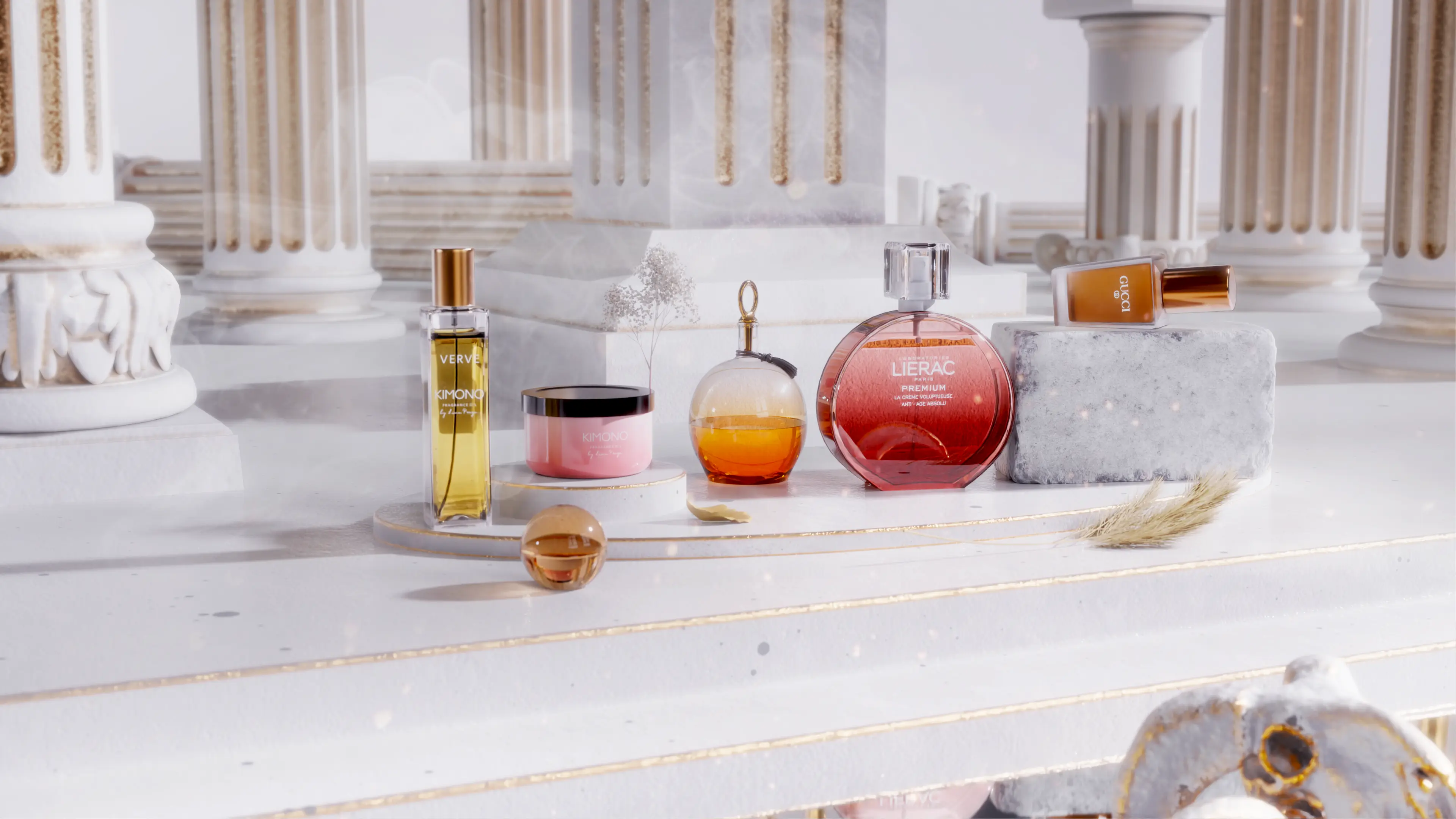 高端大气上档次之香水渲染模型 - 工业/产品/道具 - 作品模型 - CG模型网