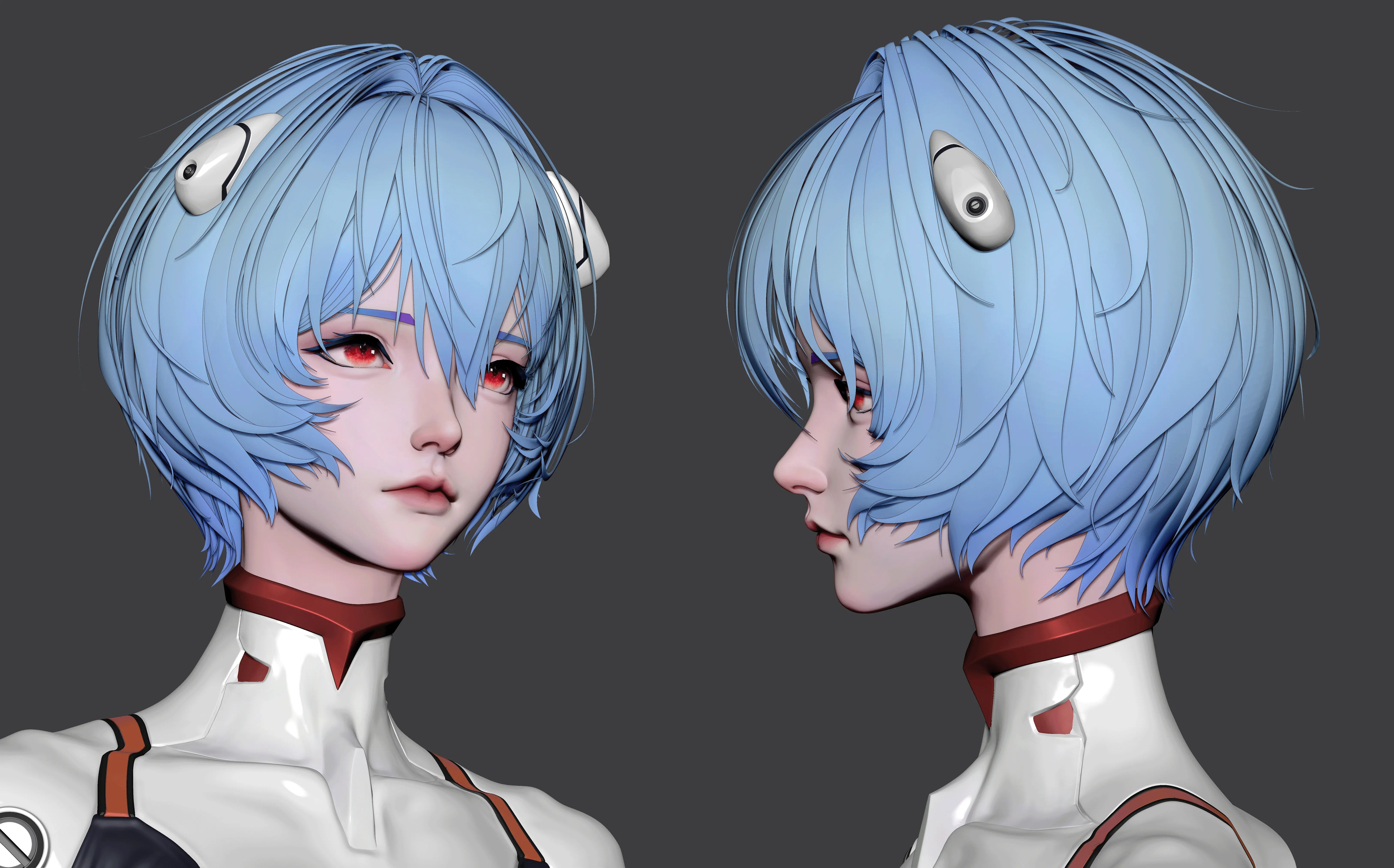 Ayanami Rei模型 - 角色/人物/生物 - 作品模型 - CG模型网