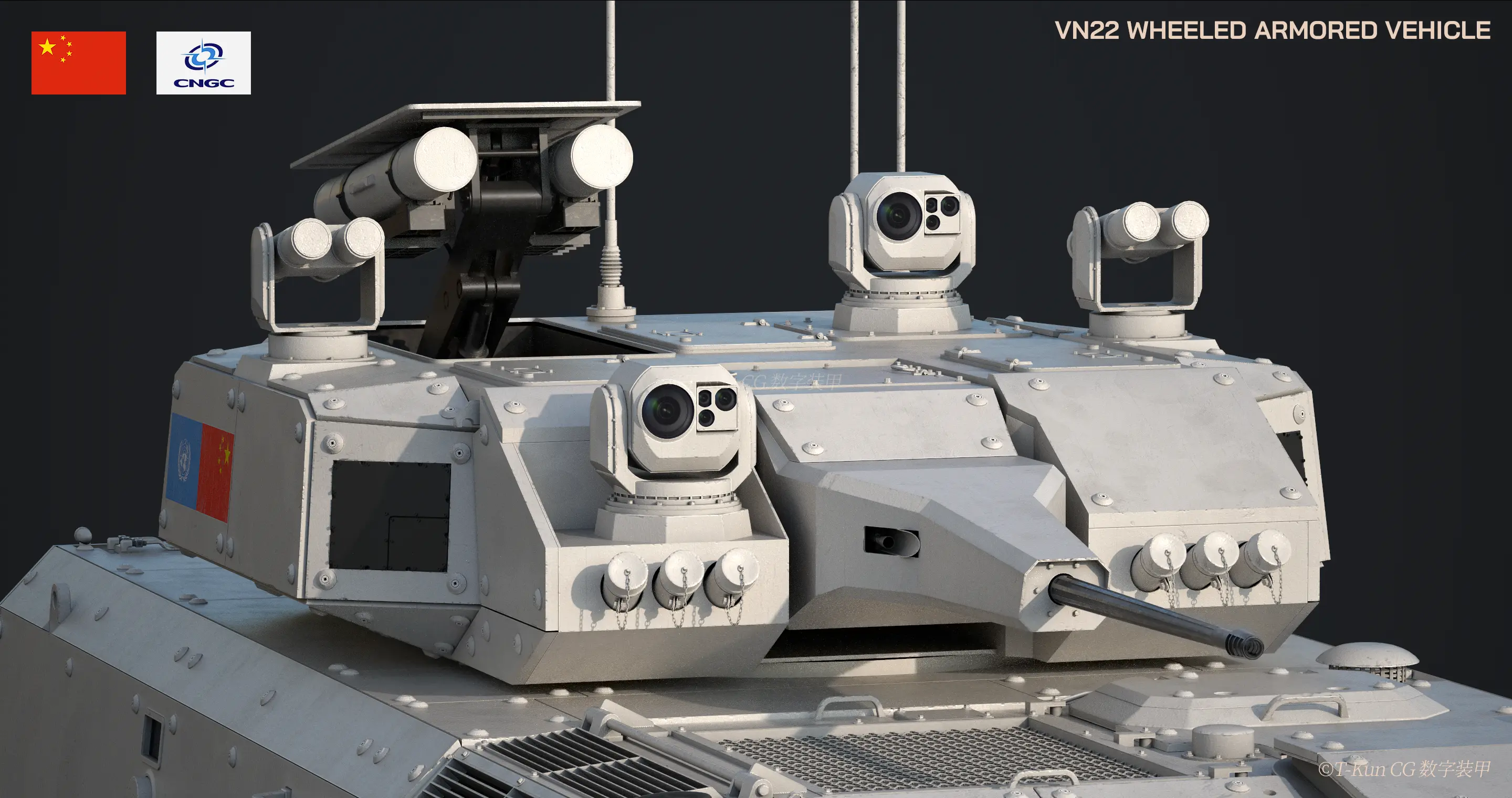 【VN22车族】“战场铁匠”&“战场屠夫” VN22步兵战车模型 - 工业/产品/道具 - 作品模型 - CG模型网