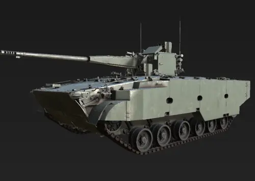 2S38型 自行防空炮模型-装甲车／坦克模型库-Maya(.ma/.mb)模型下载-cg模型网