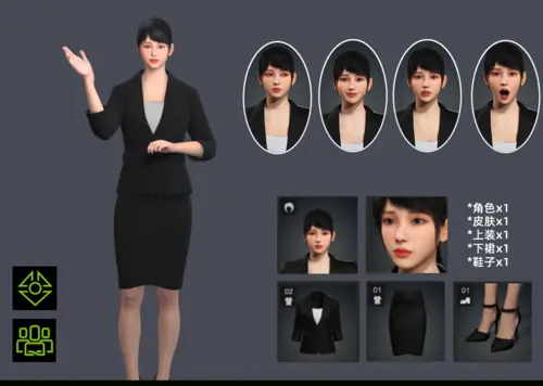 CC4标准人物资产 现代写实美女模型模型-女人模型库-Character Creator模型下载-cg模型网