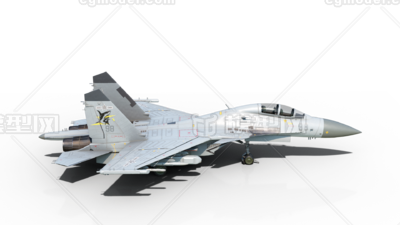 中国海军歼15D舰载机 J15D电子战飞机模型-军用飞机模型库-Substance Painter(.spp/.sbsar)模型下载-cg模型网