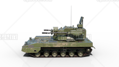 四涂装 PGZ09模型-火炮器械模型库-Substance Painter(.spp/.sbsar)模型下载-cg模型网