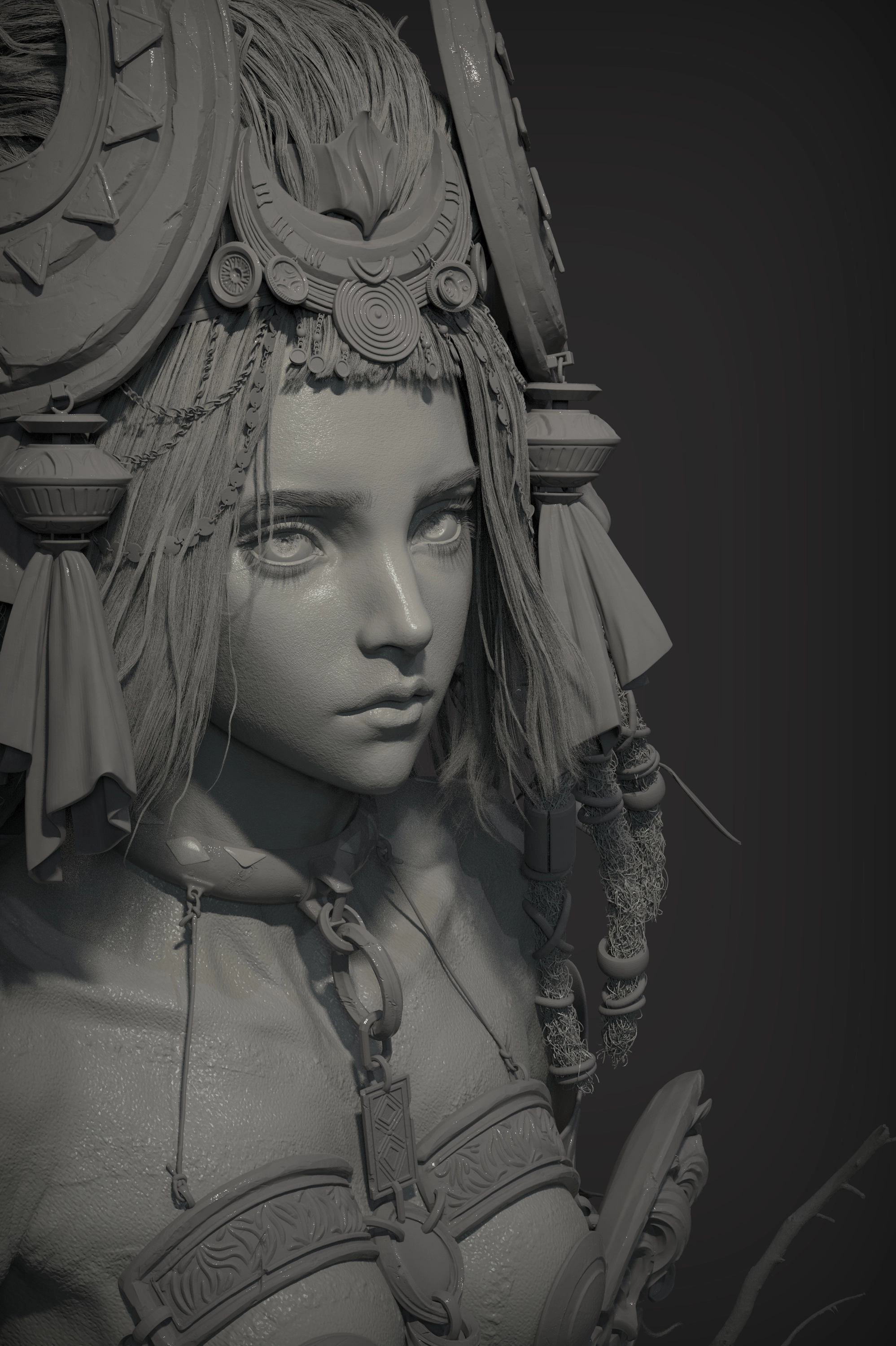 Demon Queen——Rangda（3D）模型 - 角色/人物/生物 - 作品模型 - CG模型网