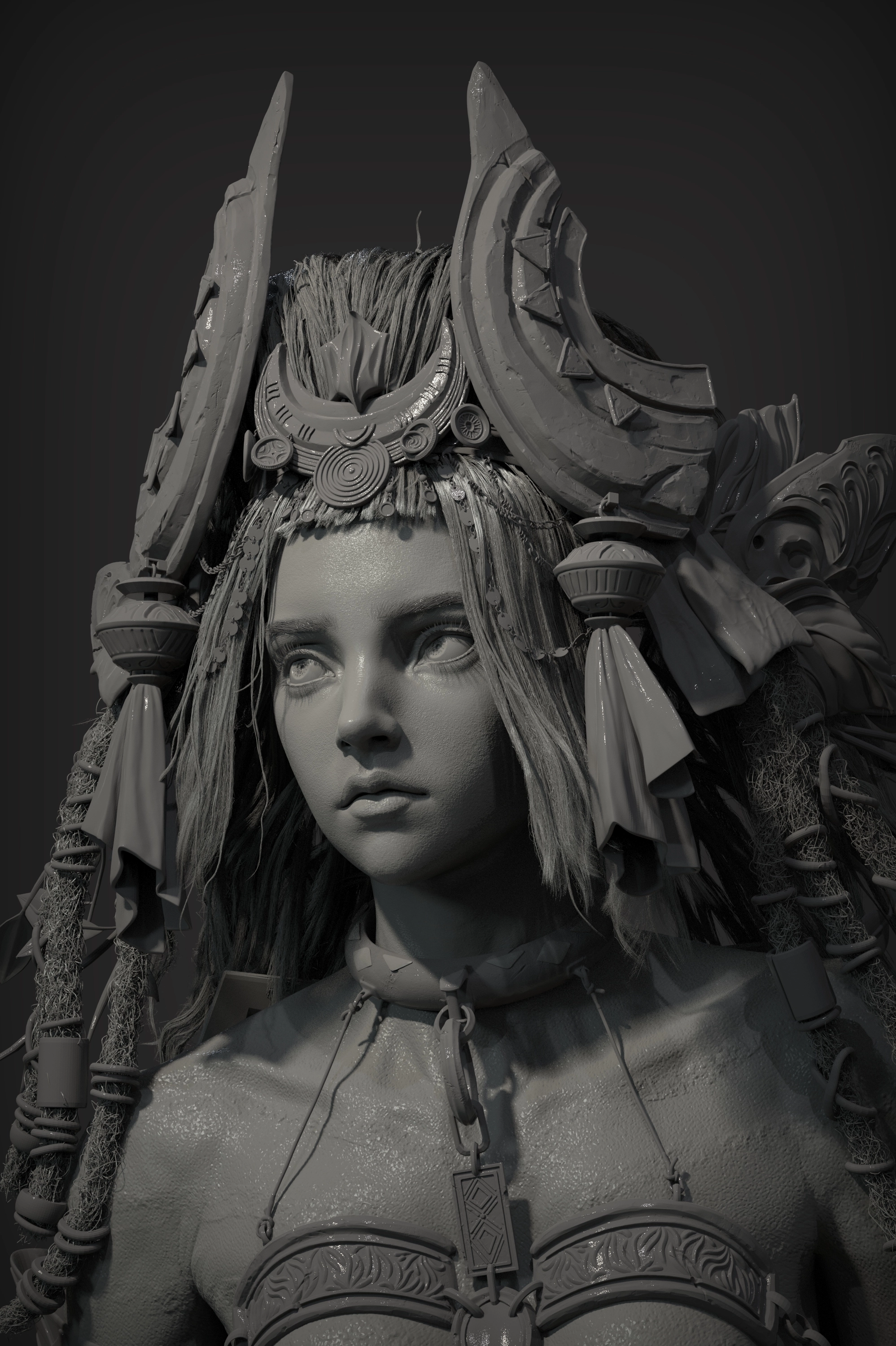 Demon Queen——Rangda（3D）模型 - 角色/人物/生物 - 作品模型 - CG模型网