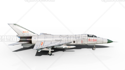 J8II 歼-8II模型-军用飞机模型库-3D Studio(.3ds)模型下载-cg模型网