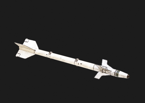AIM9 AIM-9模型-导弹模型库-FBX(.fbx)模型下载-cg模型网