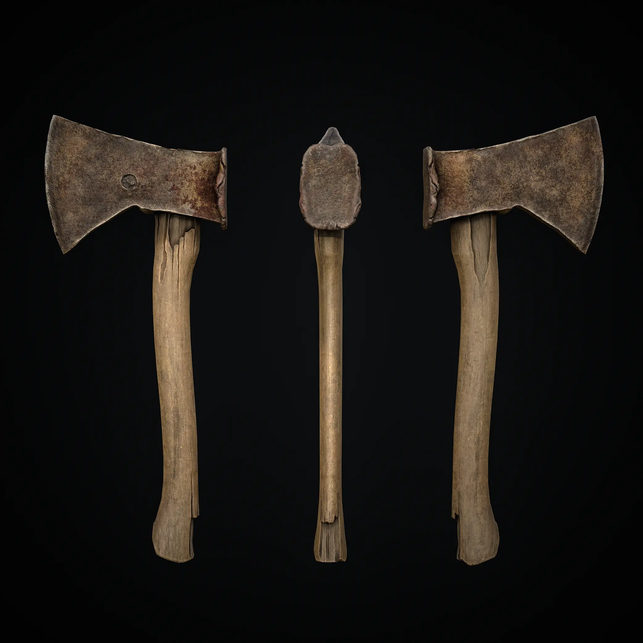 写实斧头模型 - 工业/产品/道具 - 作品模型 - CG模型网