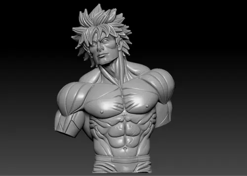 风格化 肌肉之神模型-男人模型库-OBJ(.obj/.mtl)模型下载-cg模型网